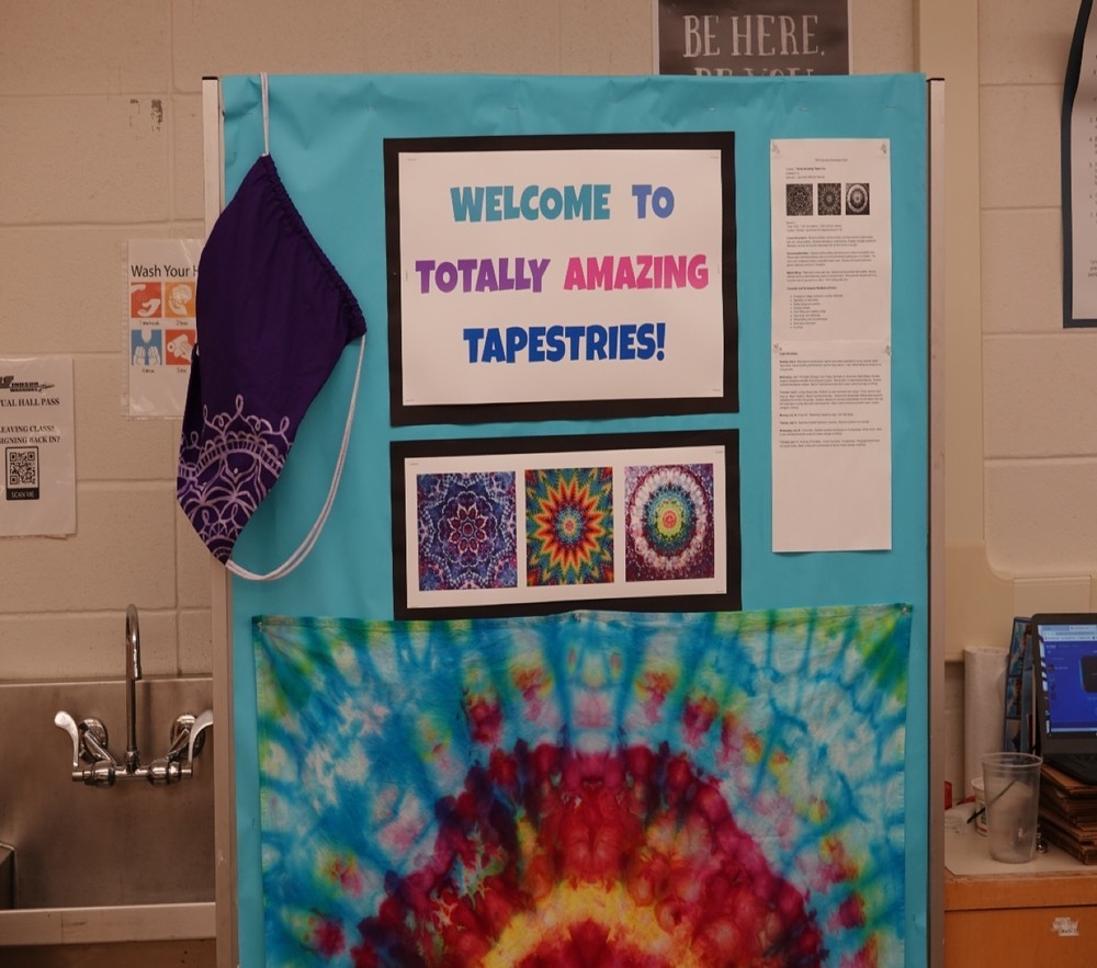 Tie Dye Poster Board